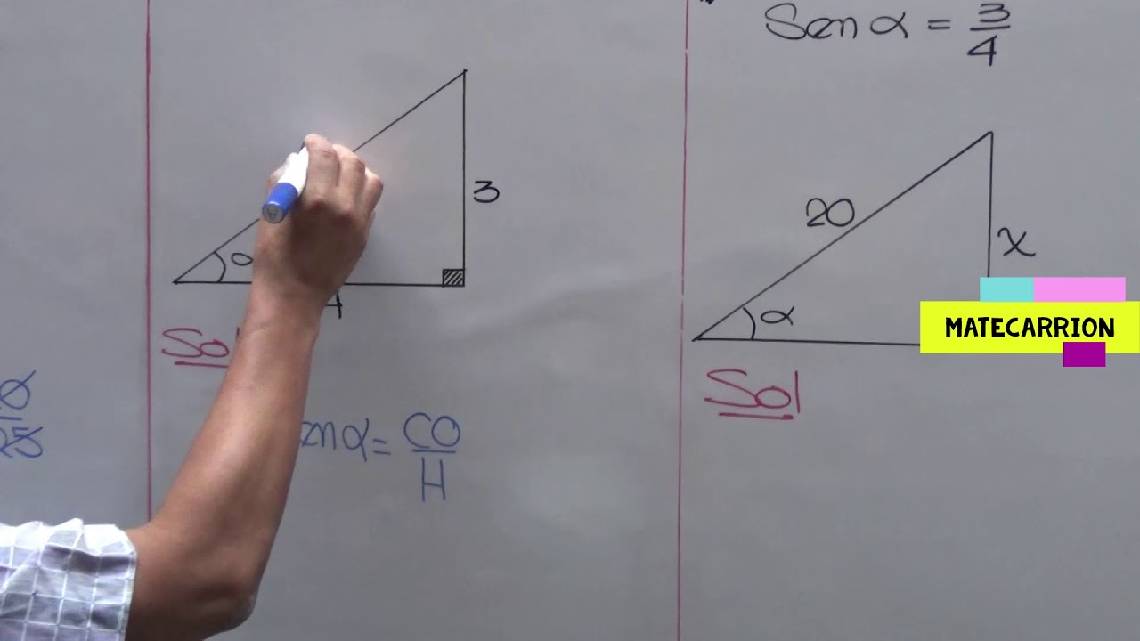 Razones Trig Sen Cos - YouTube
