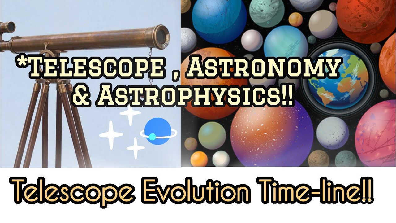 Telescopes, Astronomy & Astrophysics! Evolution of Telescopes timeline ...