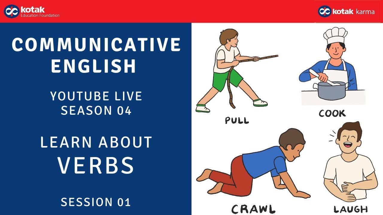 Communicative English - Learn about Verbs - Part 1 - YouTube