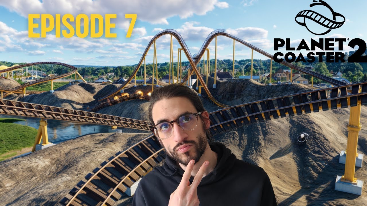 #7 UNE LIGNE DE BUS DANS LE PARC ? Planet Coaster 2 - YouTube