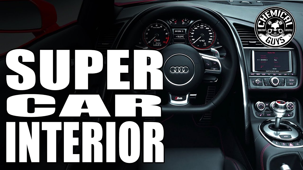 How To Clean And Detail Exotic Supercar Interiors - Audi R8 - Chemical ...