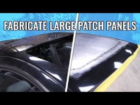 How to Fabricate GIANT Patch Panels - Shaving a Sun Roof! - YouTube