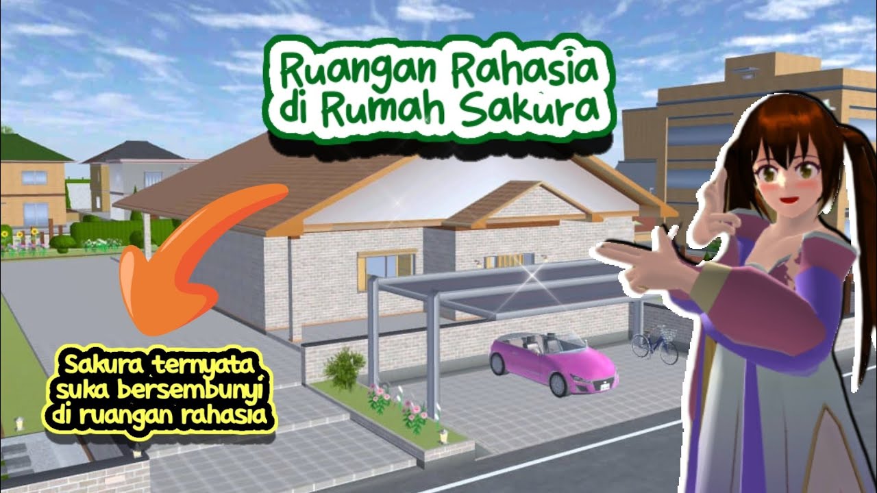 RUANGAN RAHASIA DI RUMAH SAKURA‼️😱 - Sakura School Simulator 🤗🌸 - YouTube
