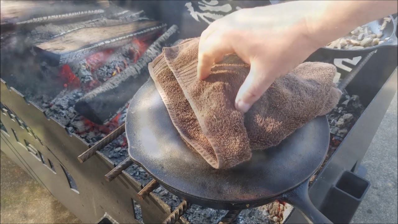 Roast beef cheesesteak over fire pit - YouTube