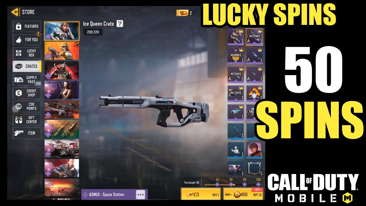 *NEW* Codm Ice Queen Crate Portnova Ice Queen And ASM 10 Space Station ...