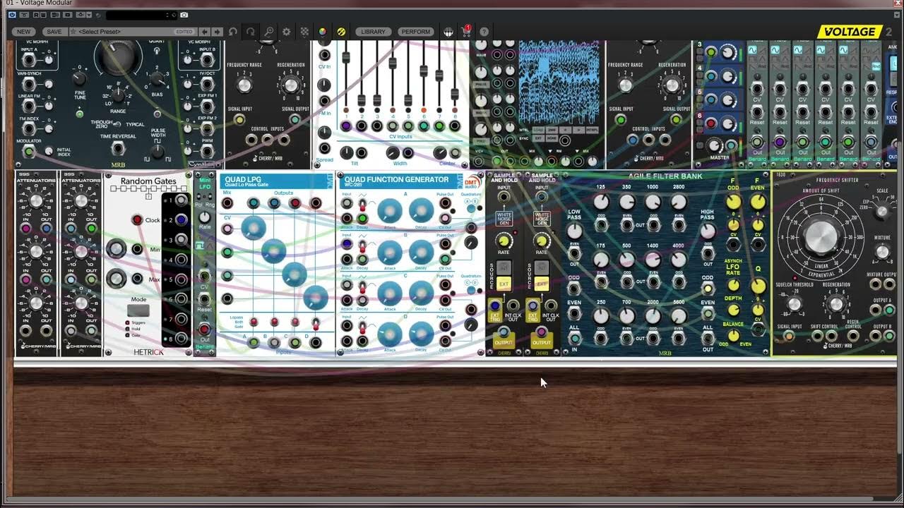 Patching Voltage Modular with Commentary (2) - YouTube