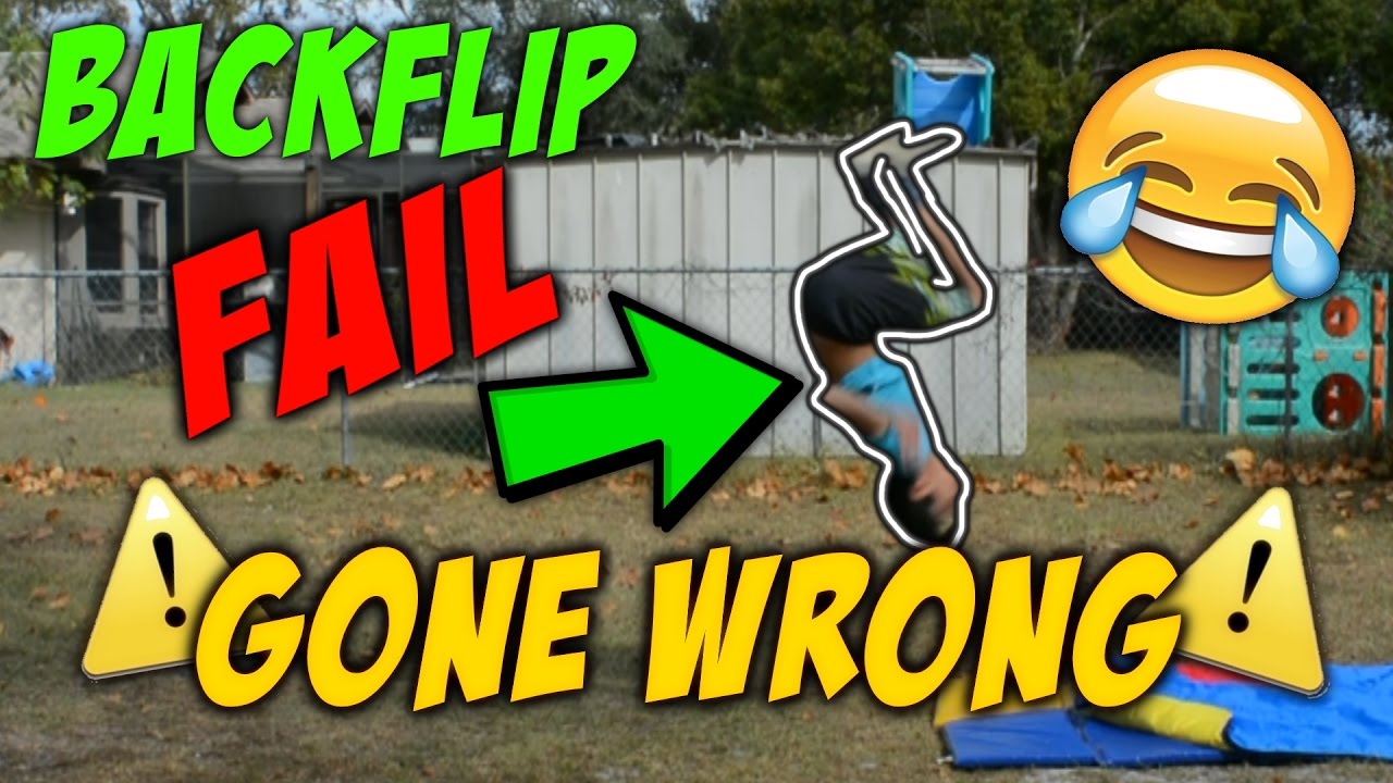 BackFlip Fail on Ground!!! (Gone Wrong) - YouTube