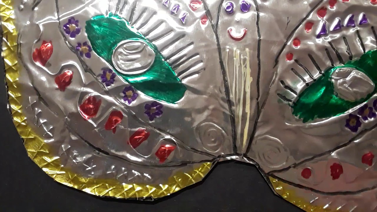 tinfoil mask art - YouTube