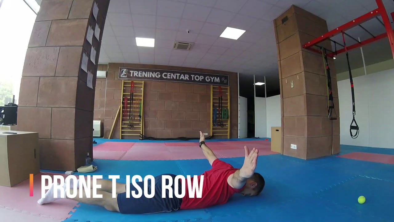 PRONE T ISO ROW - Top Gym - YouTube
