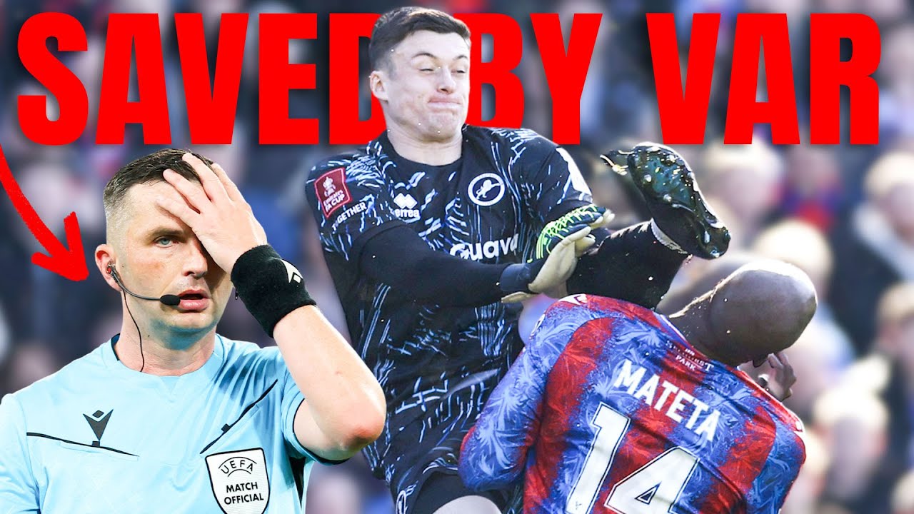"VAR saved Michael Oliver's job" How does a referee miss such a VIOLENT ...