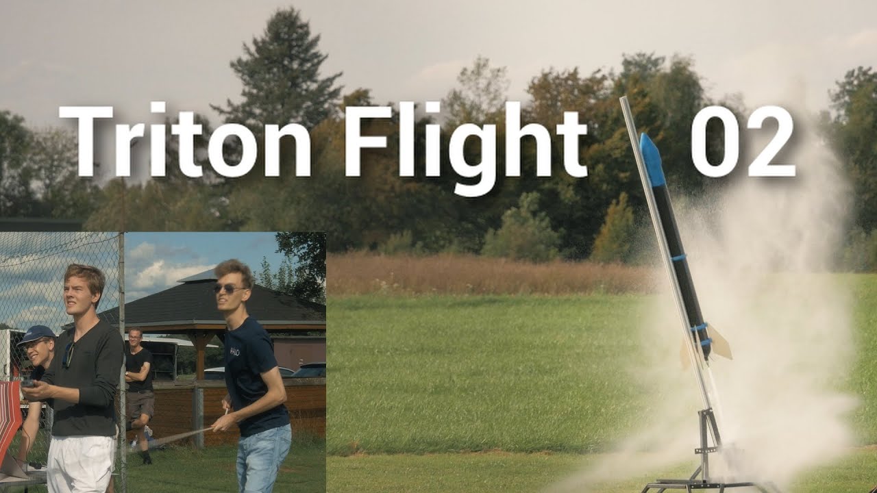 Water rocket Triton's (very ballistic) second flight! - YouTube