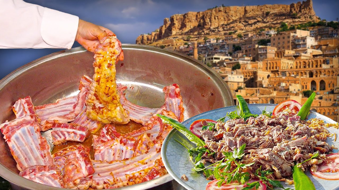 9999 Level Turkish Street Food in Mardin - Traditional STUFFED RIBS ...