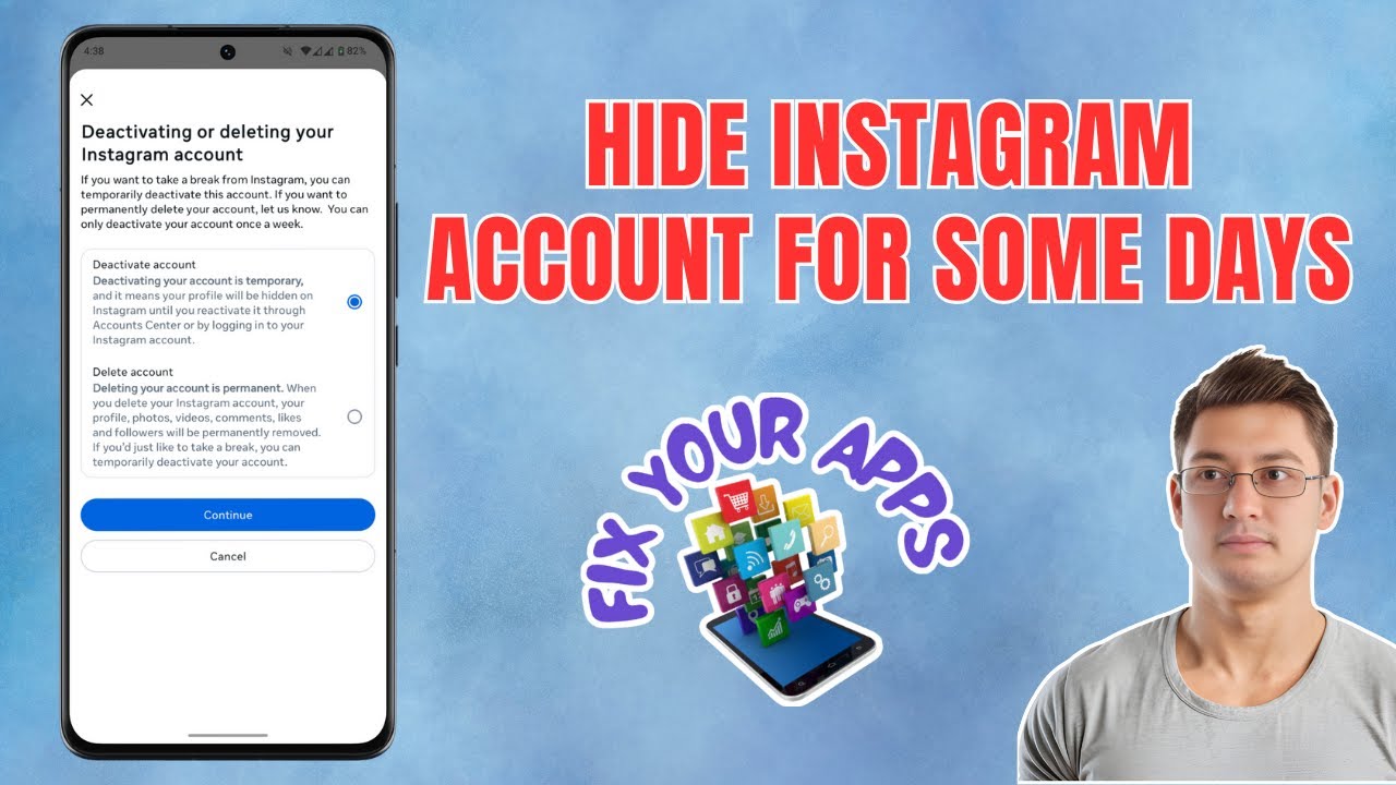 How to Hide Instagram Account for Some Days - Simple Steps {2025} - YouTube