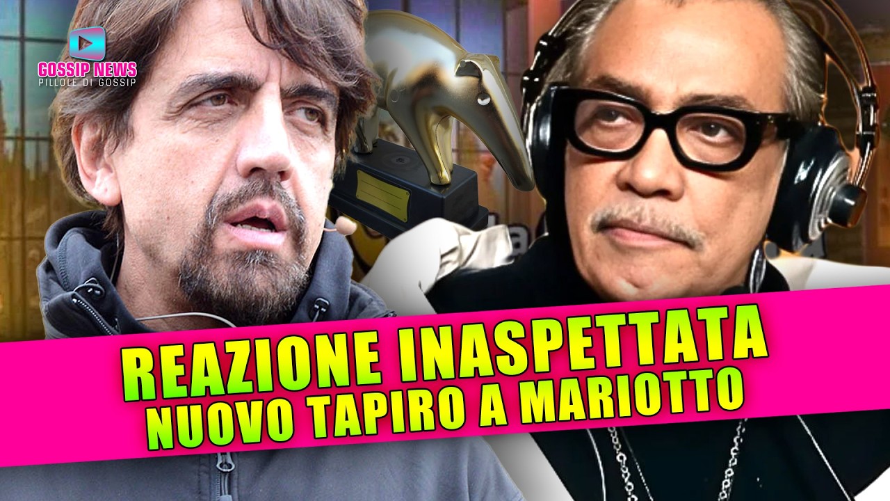 Nuovo Tapiro a Mariotto: La Reazione Inaspettata! - YouTube
