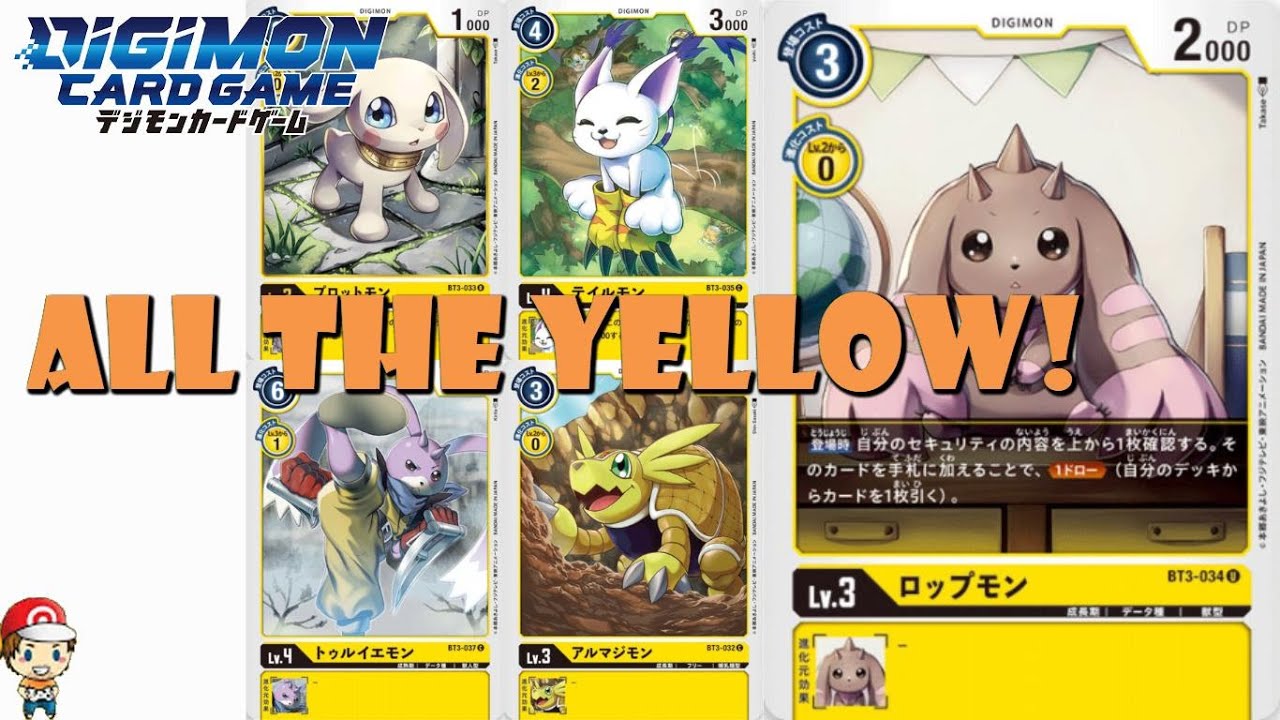 Final Yellow Digimon Revealed from Union Impact! (So Many New Digimon ...