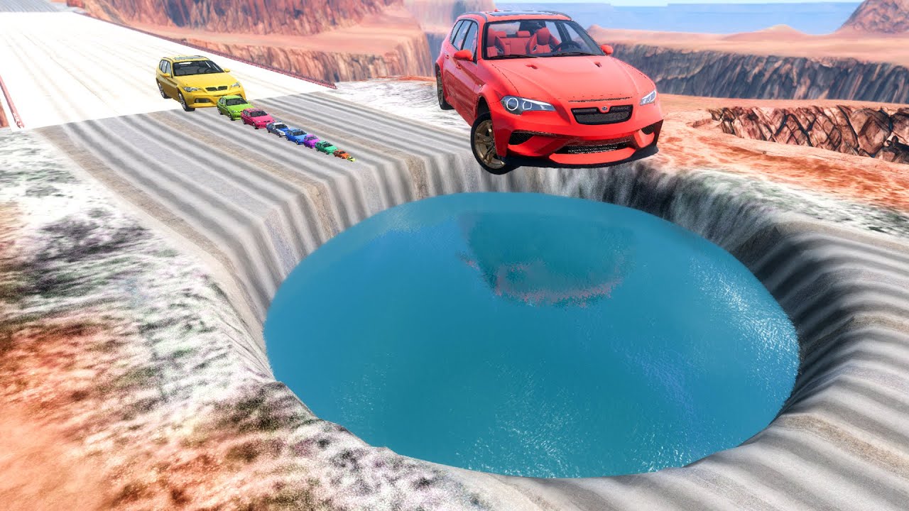 Big & Small Cars vs Giant Pit 😱 #23 - BeamNG.drive | Impala Beamng ...