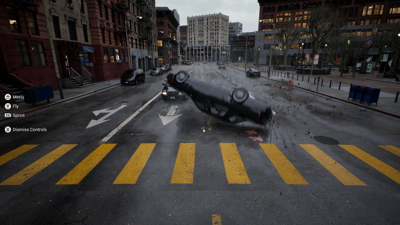 Car VFX Stunt 4 Unreal Enginge 5 - YouTube