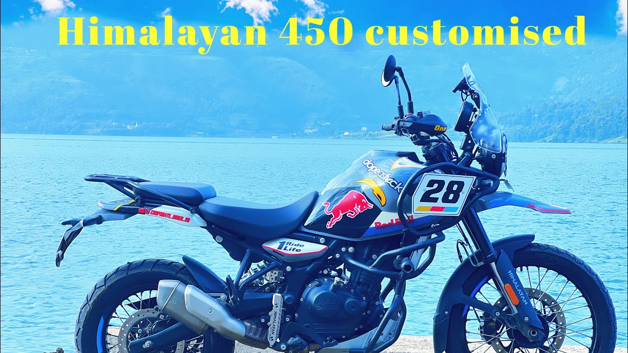 HIMALAYAN 450 CUSTOMISED || CUSTOM WRAP DESIGN || - YouTube