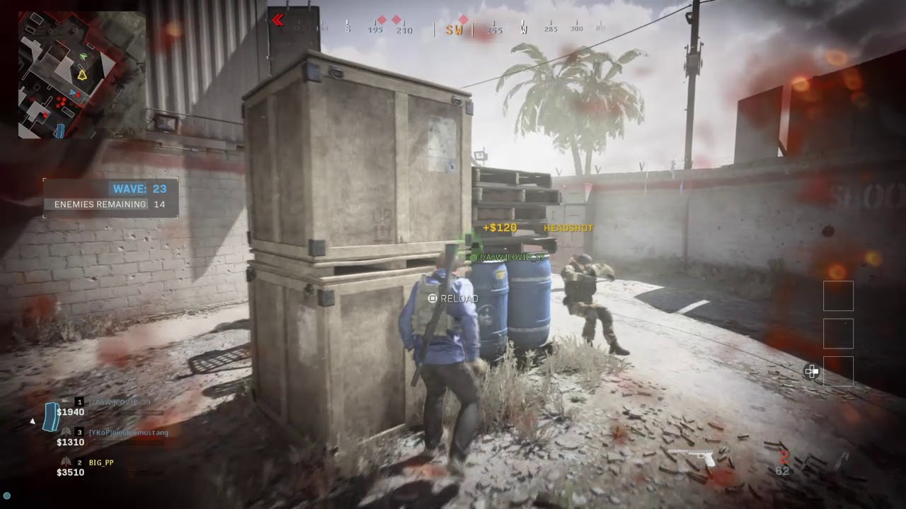 Playing modern warfare in third person - YouTube