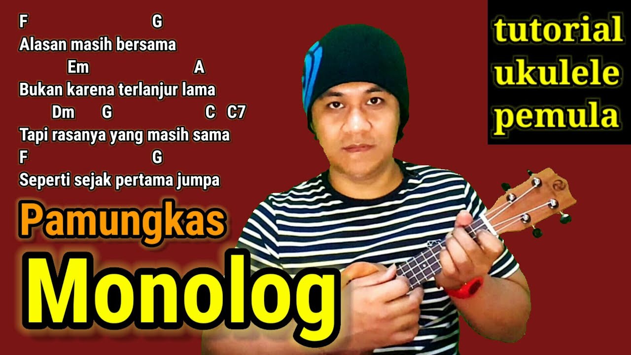 Monolog - Pamungkas tutorial ukulele #chordukulele - YouTube