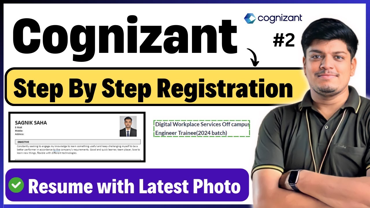 Cognizant Resume Format | Cognizant Mass Hiring 2024 | Step By Step ...