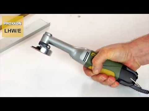Proxxon LHW/E Long neck angle grinder 28547 - YouTube