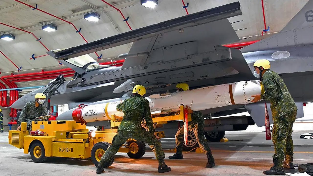 AIM 120 AMRAAM missiles are capable of operating in all weather, both ...