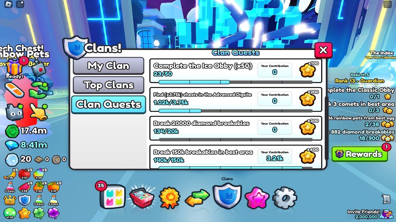 Completing Clan Quests and How To Complete Them Fastest!! (Pet Sim 99 ...