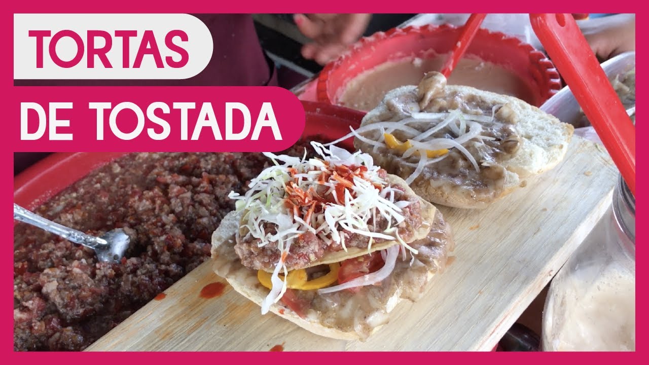 Tortas deliciosas de tostadas con carne apache | Comida Michoacana ...