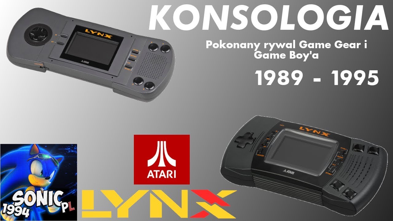 Konsologia - Atari Lynx (1989-1995) - Historia i dane techniczne - YouTube