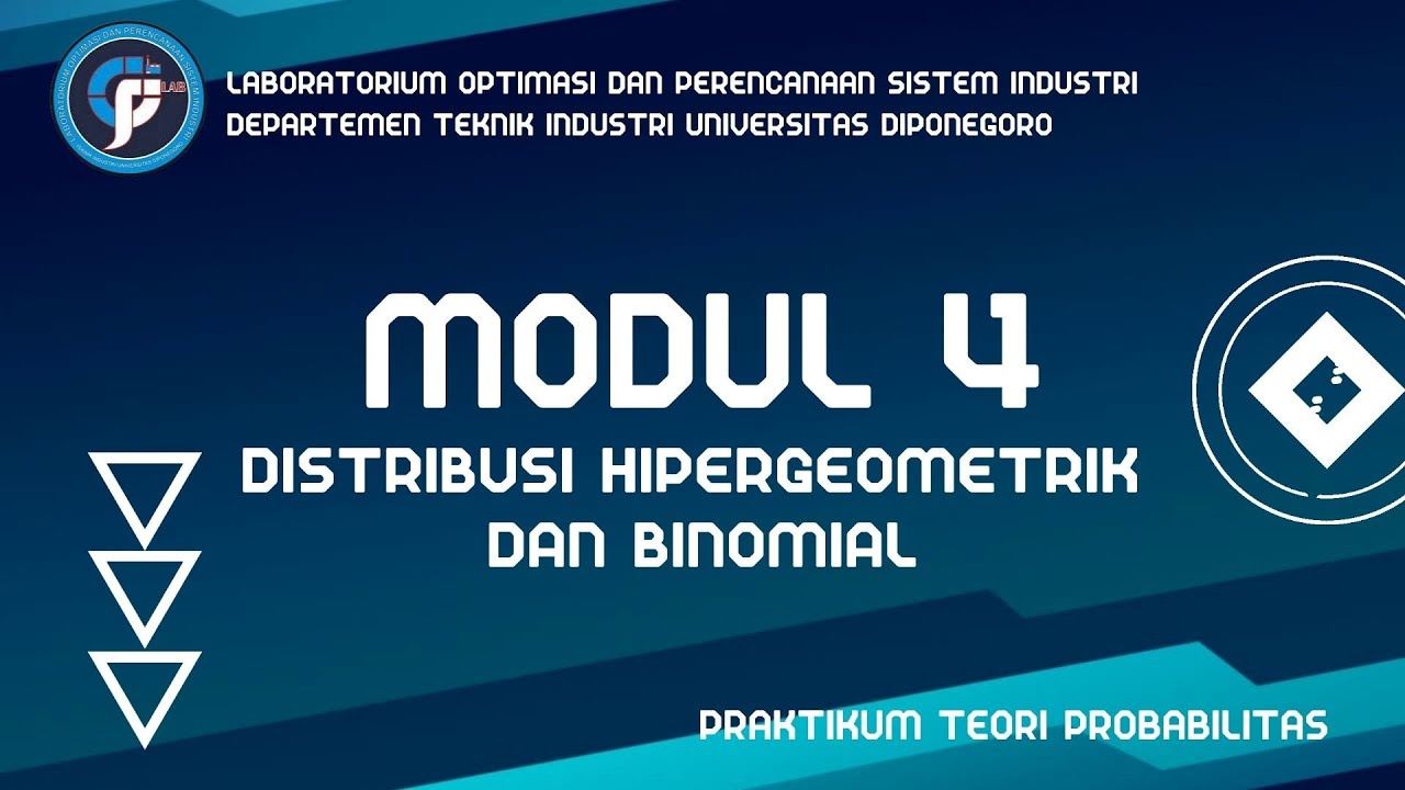 Modul 4 (Distribusi Hipergeometrik dan Binomial) - Tutorial Membuat ...
