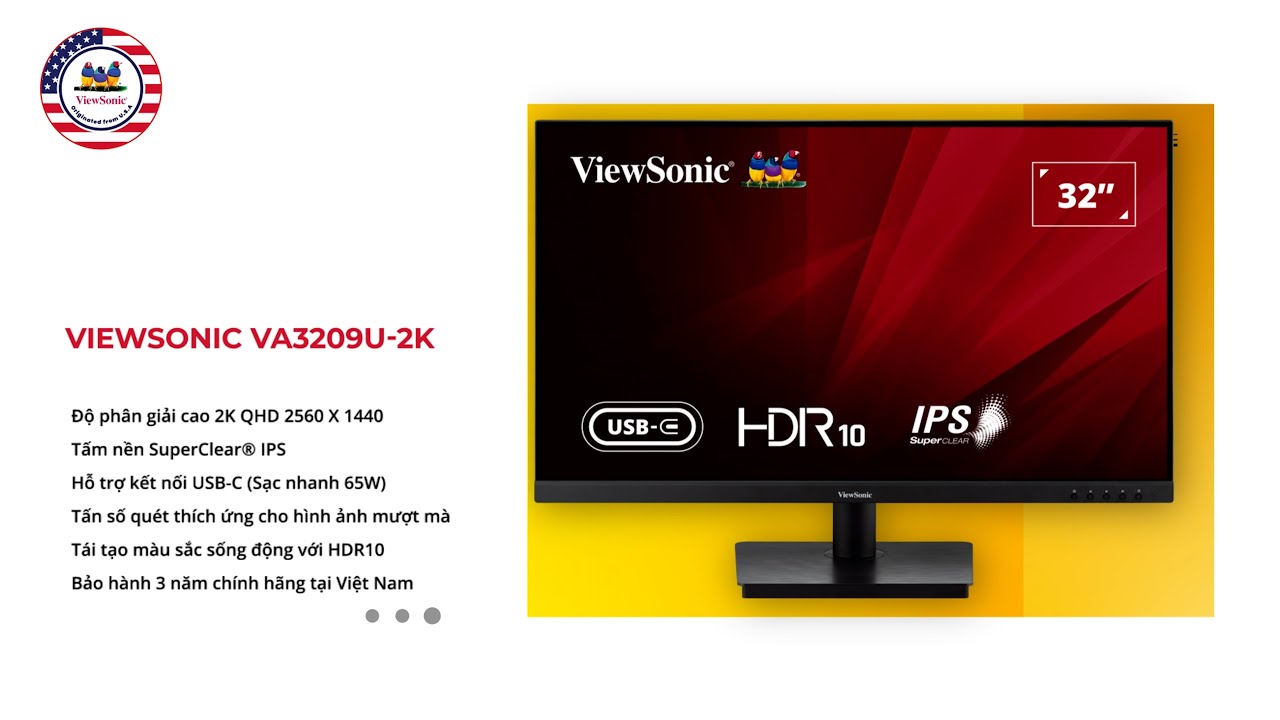Màn hình ViewSonic VA3209U-2K có gì nổi bật? | ViewSonic Quick Review - YouTube