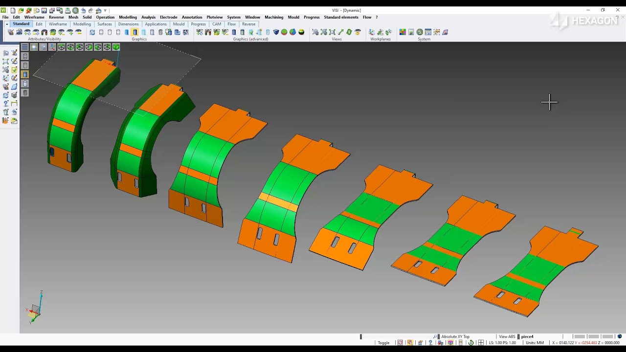 PROGRESS - Part flange unfolding | VISI 2022.0 - YouTube