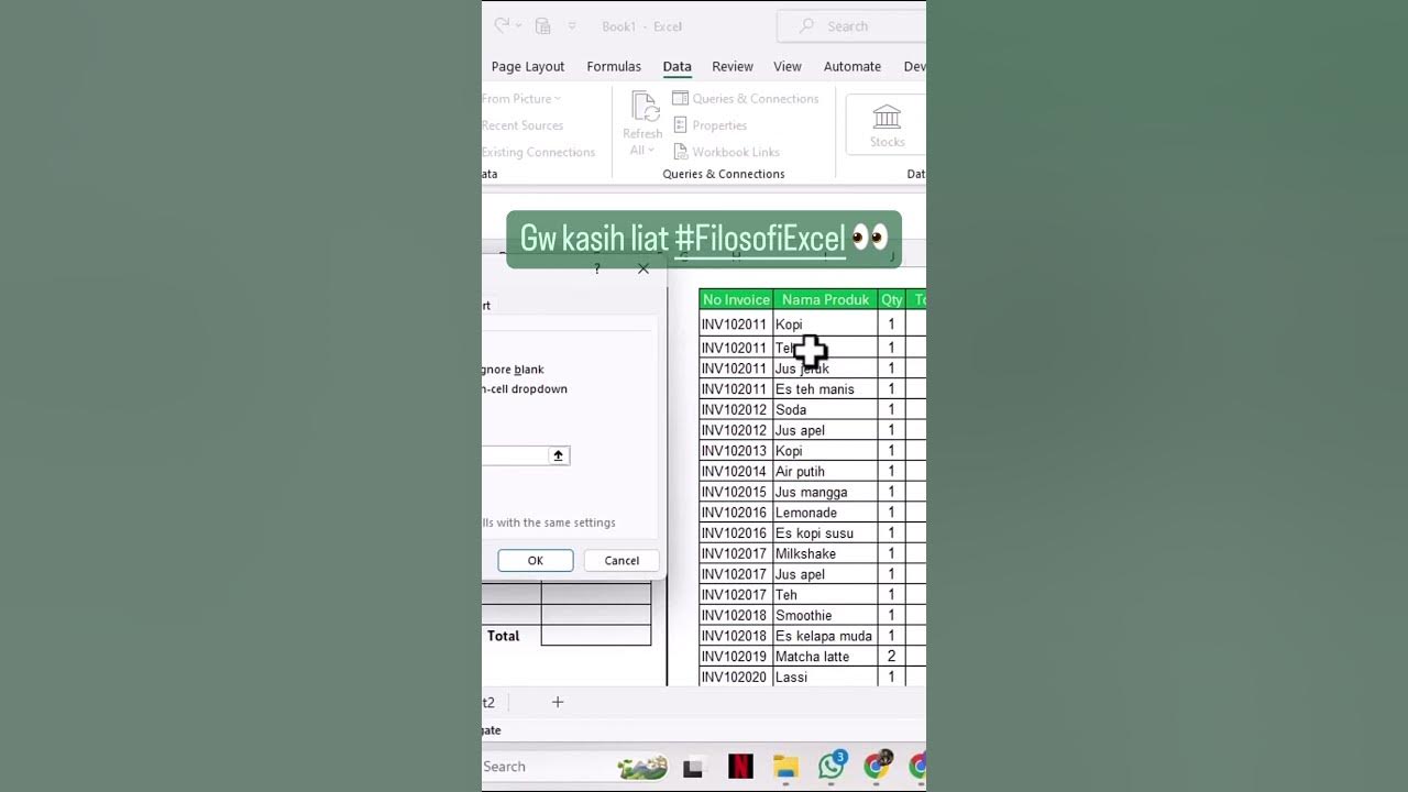 Bikin rekapan Invoce di EXCEL #excel #exceltips #exceltricks #tutorexcel #belajarexcel # ...