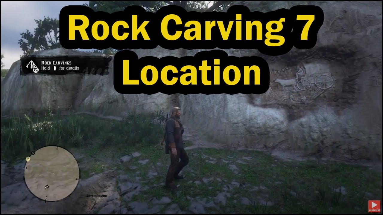 Red Dead Redemption 2: Rock Carving 7 Location - YouTube