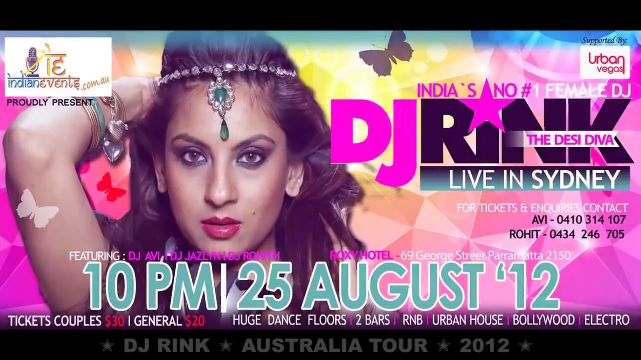 DJ RINK THE AUSTRALIA TOUR 2012 - YouTube