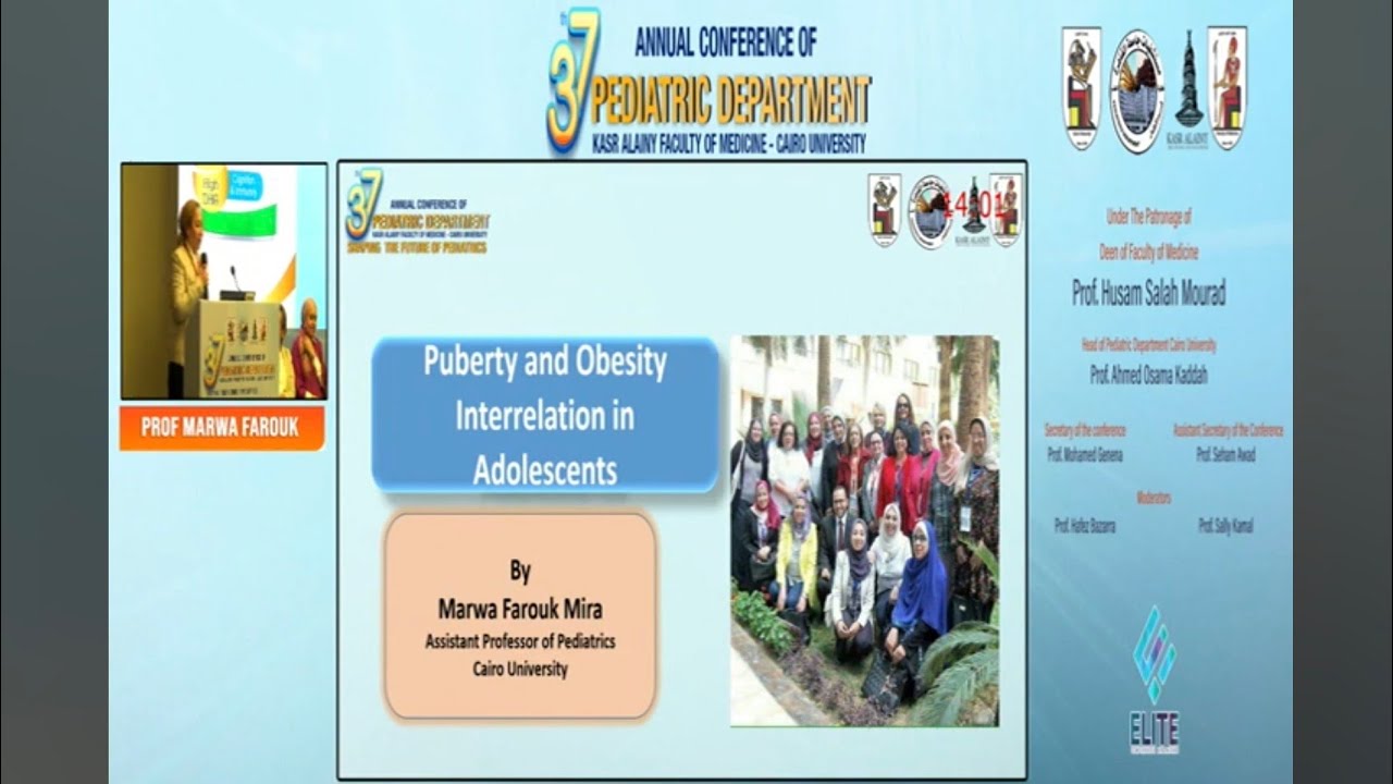 Puberty and Obesity Interrelation in Adolescents A. Prof Marwa Farouk ...