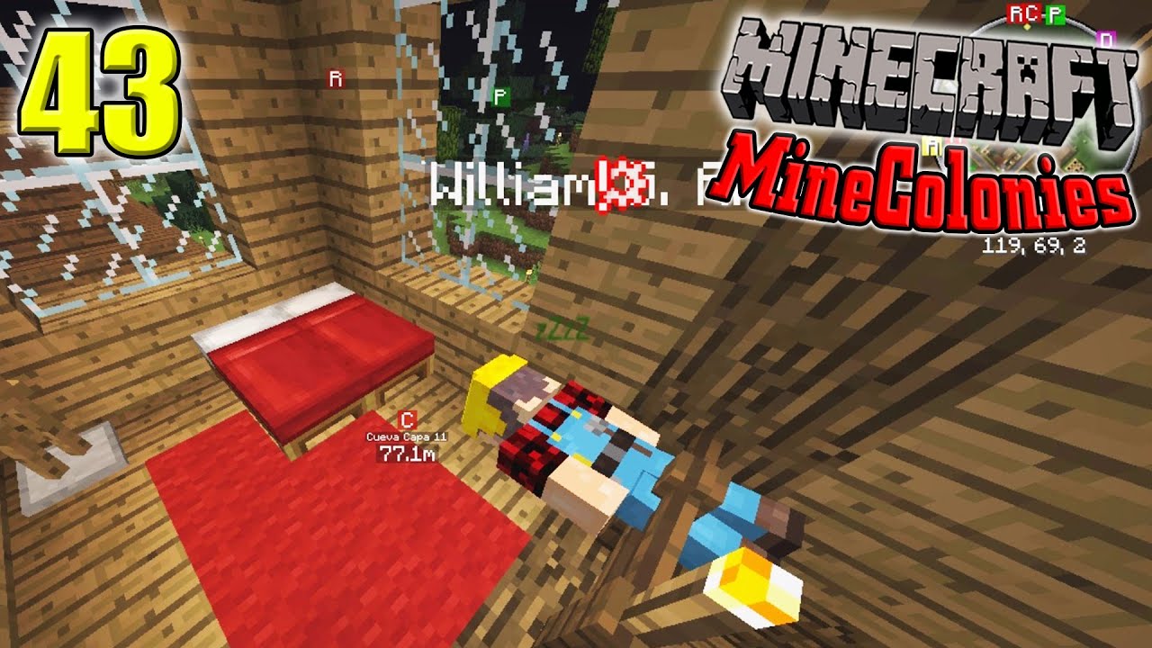 William está Poseído!!! - 43 - Minecraft Minecolonies (Serie De Mod) - YouTube