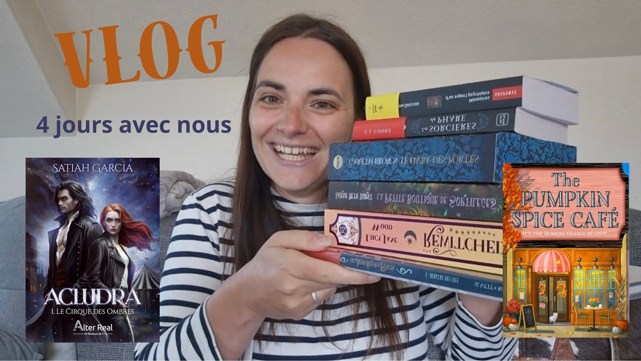 📚 Vlog lecture - 4 jours avec nous #vlog #haul #read #books #family ...