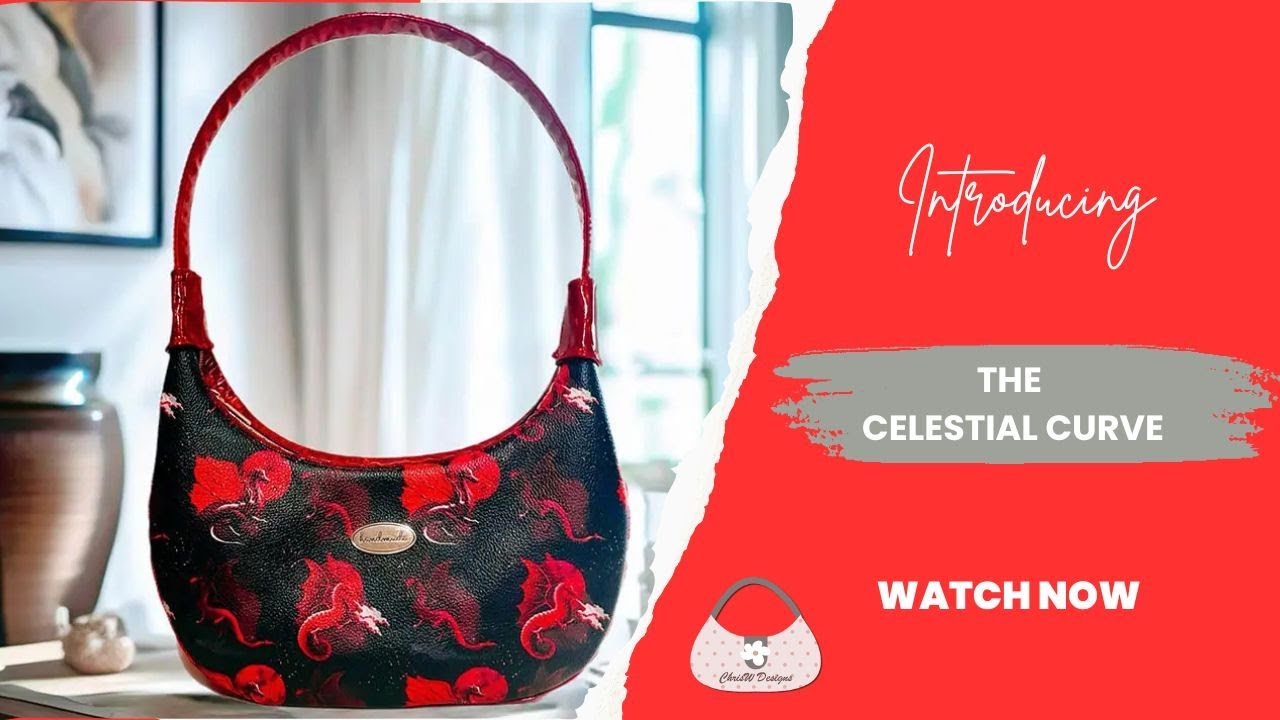 Baguette Bag Pattern - The Celestial Curve. New Release Crescent Shaped ...