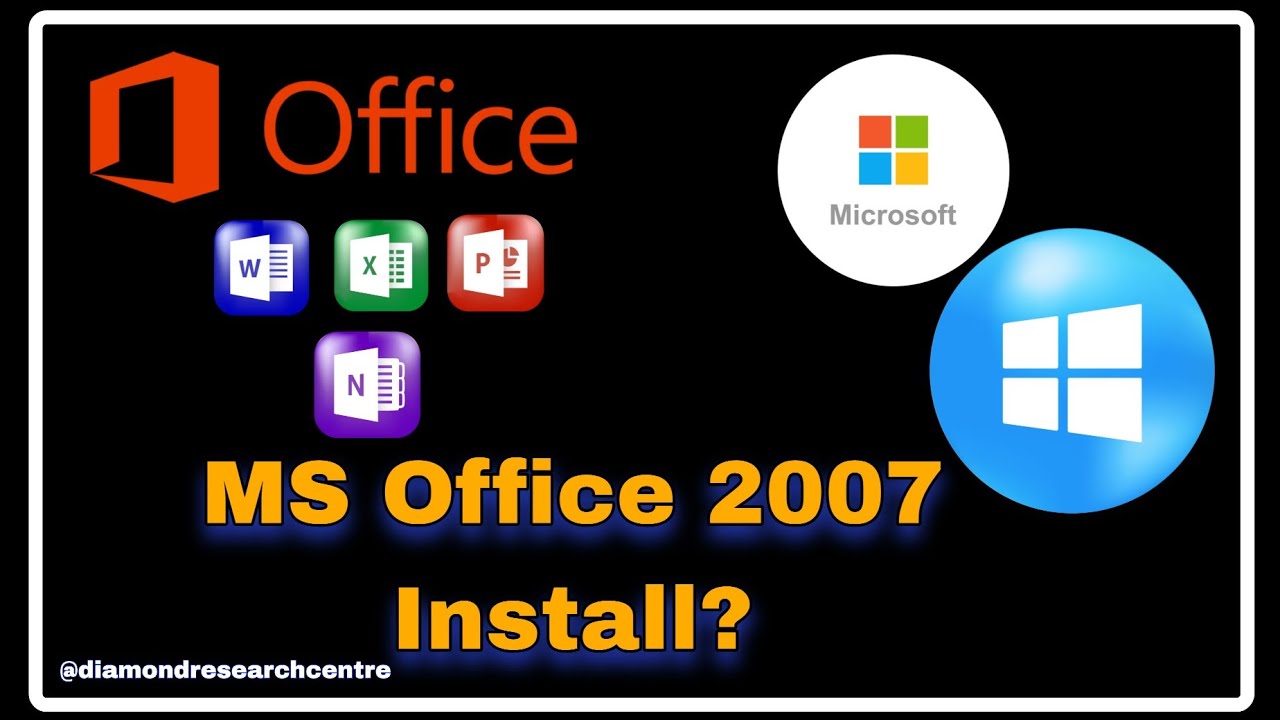 MS Office 2007 Install in Windows 11 Pro | Full Hindi Tutorial 2026 ...