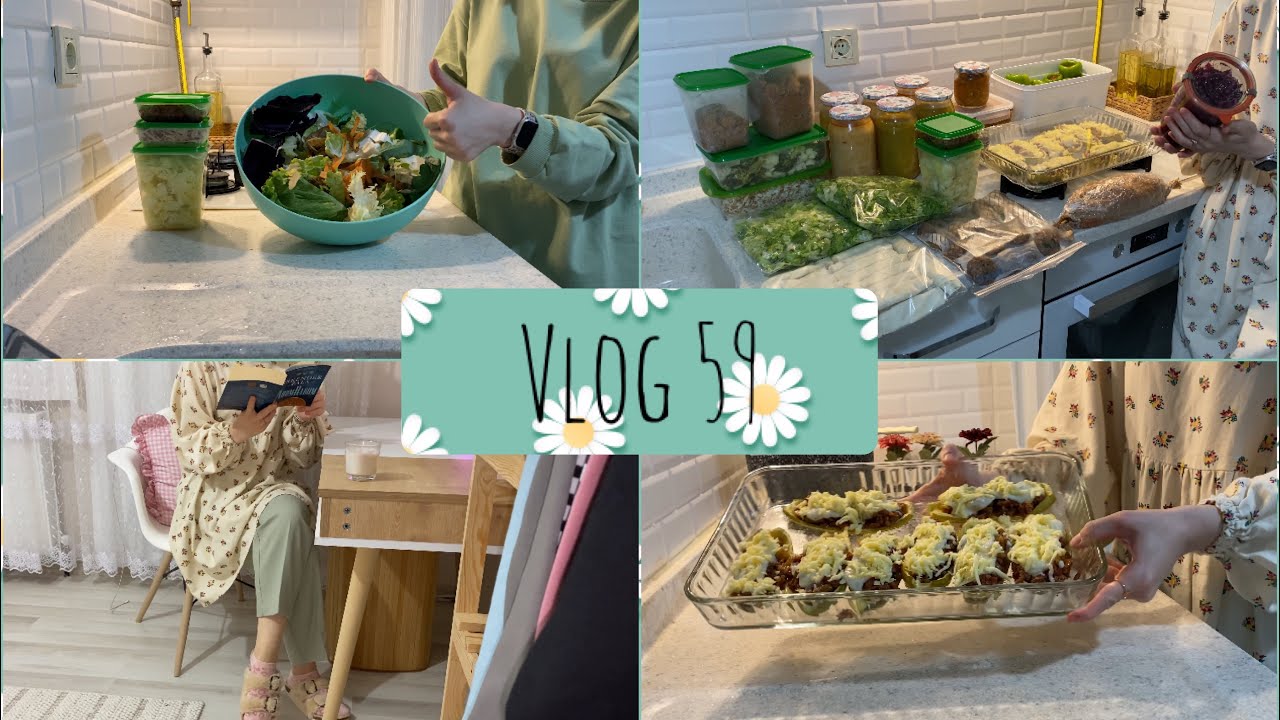 YARIM GÜNDE 1 HAFTALIK YEMEK HAZIRLAMAK 🌱13 FARKLI EKONOMİK TARİF ...