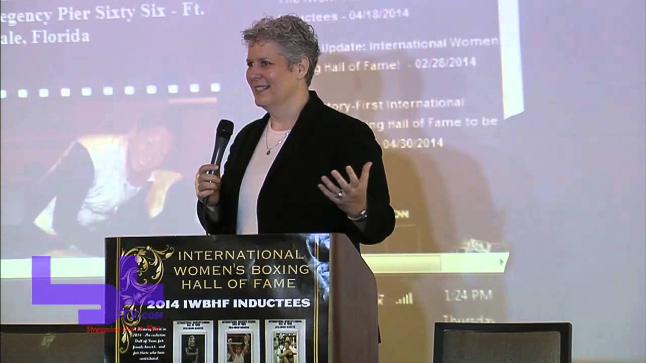 Christy Halbert International Women's Boxing Hall of Fame Induction 7 ...