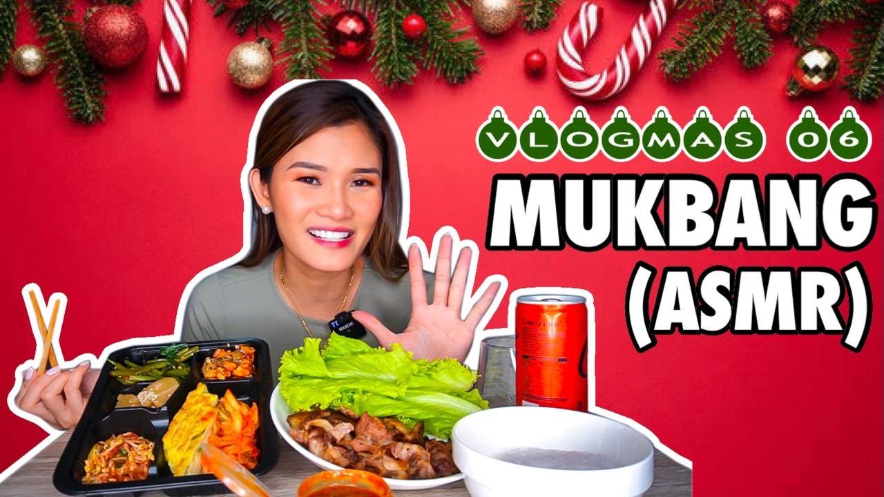 VLOGMAS 6: ASMR MUKBANG | Jen Barangan - YouTube