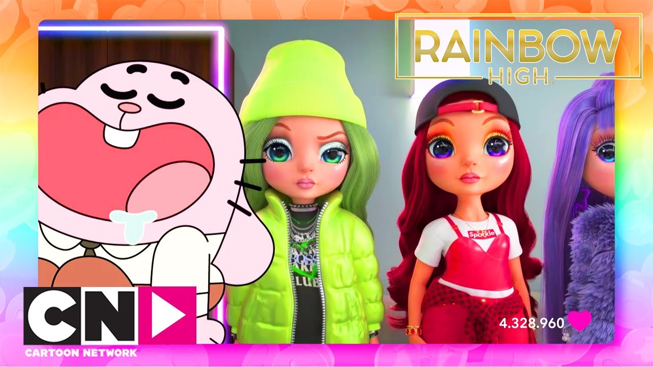 Odnajdźcie swój ulubiony kolor | Rainbow High x Cartoon Network - YouTube