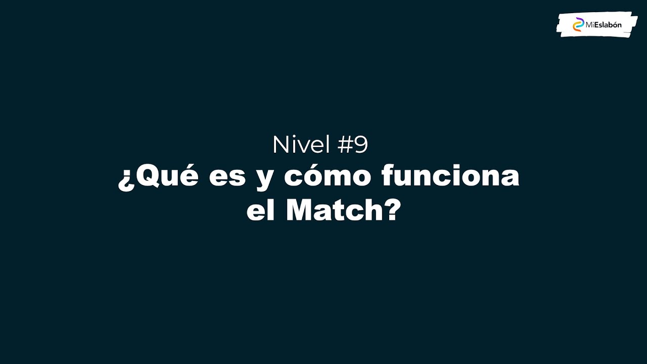 ¿Qué es y para qué sirve el Match? - YouTube