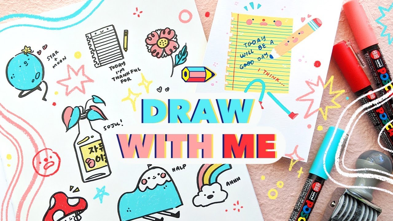 Draw With Me + Let's talk about Art School and Starving Artists - YouTube
