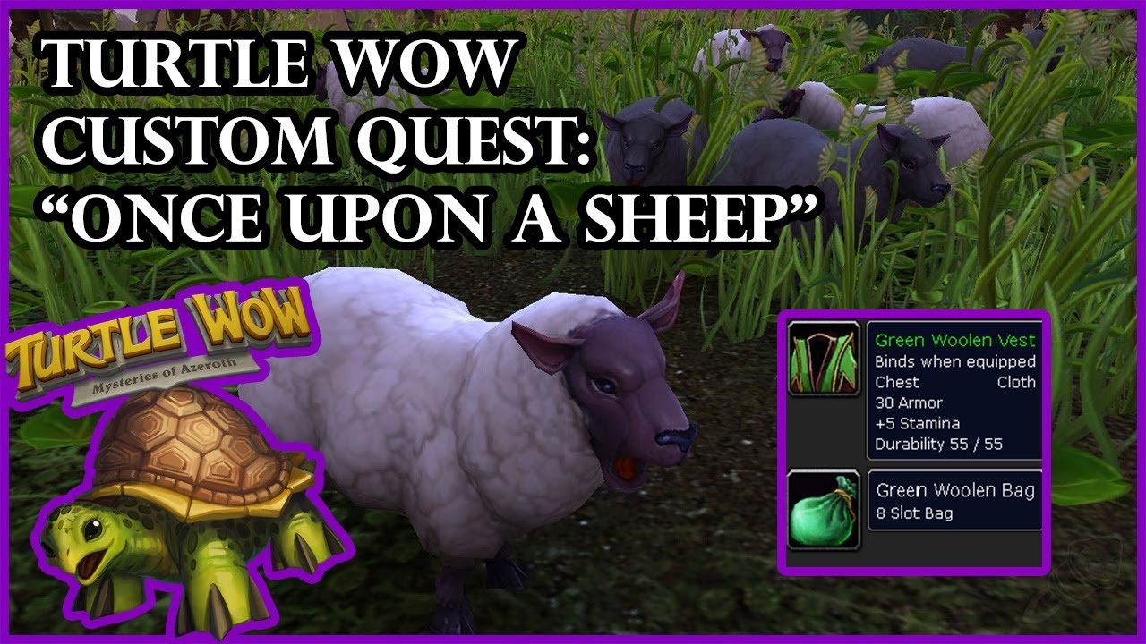 Turtle WoW - Custom Quest: "Once Upon a Sheep" - YouTube