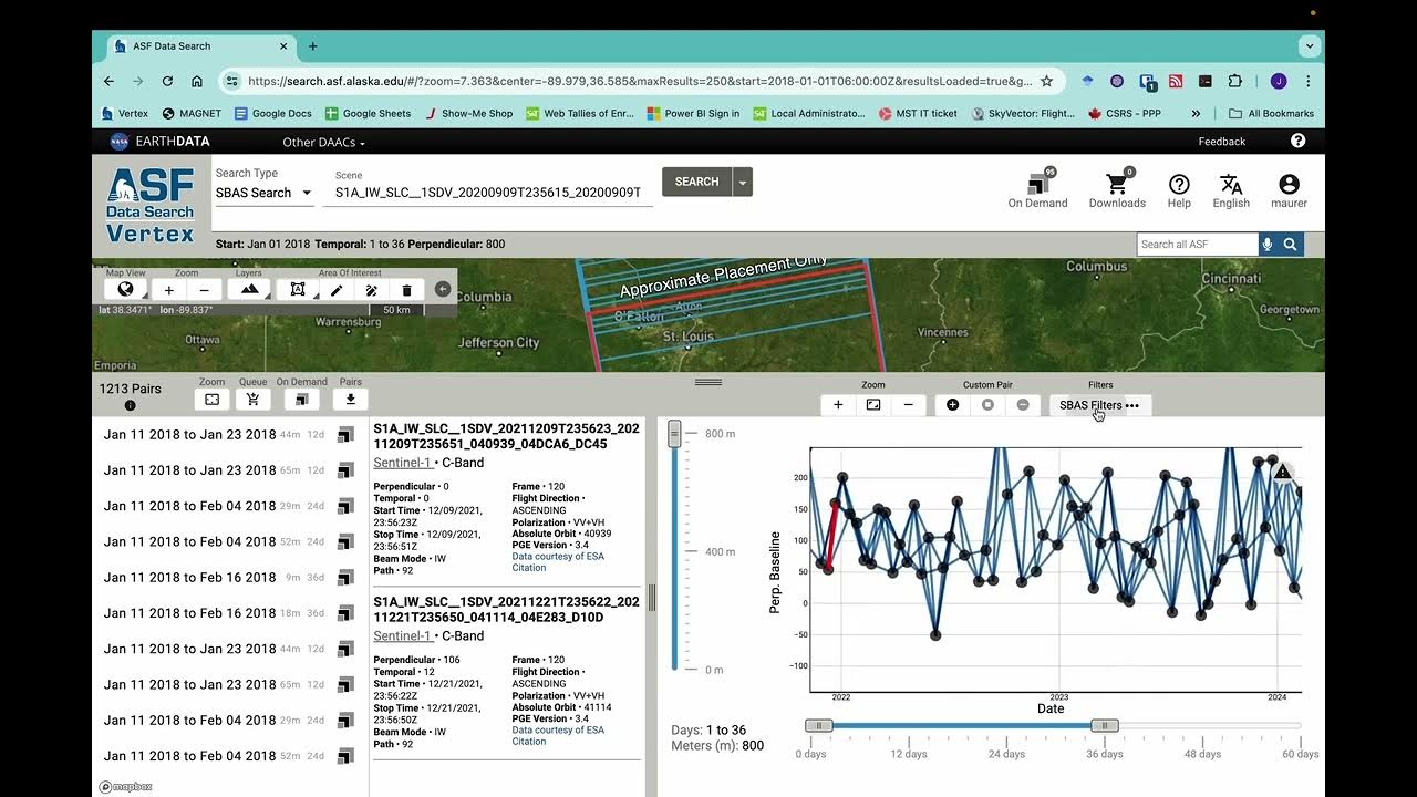 Processing InSAR Using ASF HYP3 On-demand processing - YouTube