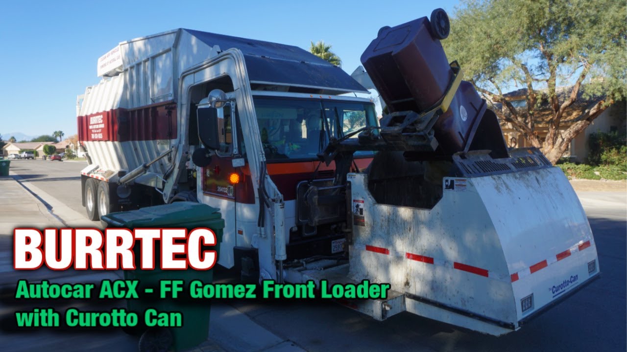 Burrtec | *NEW* FF Gomez Front Loader with Curotto Can - YouTube